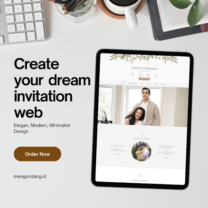 Make a wedding invitation website by Asepdedi3107 | Fiverr