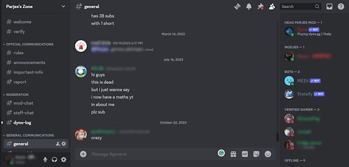 Work as a discord moderator for hire by Long_shenlyn | Fiverr