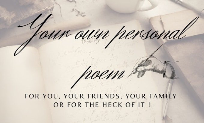 Write a poem about anything you want by Karina_monk | Fiverr