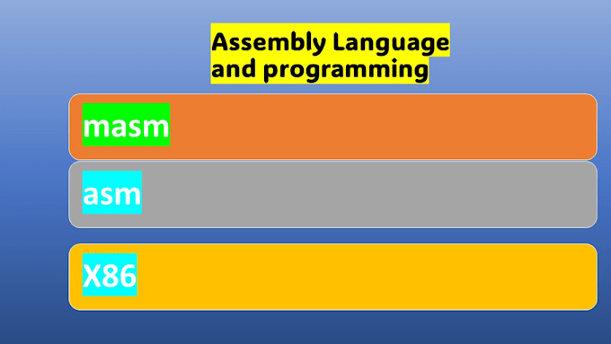 Masm nasm assembly language projects and tasks by Danainnm | Fiverr Masm nasm assembly language projects and tasks by Danainnm | Fiverr