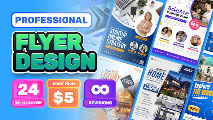 Design modern and professional flyers for your business by Zalafrizal ...