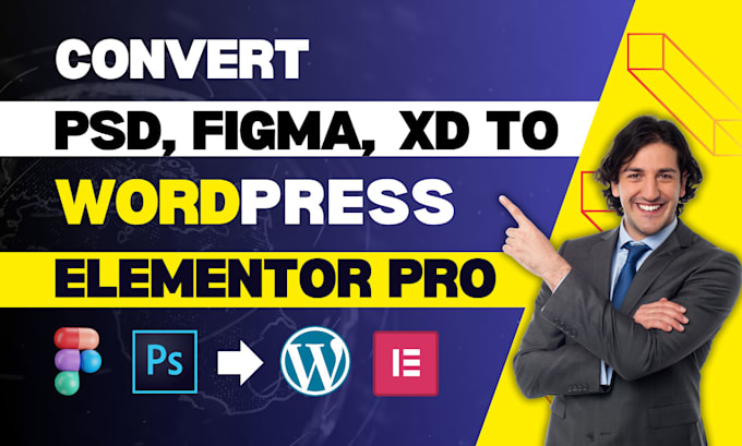 Convert figma to wordpress, html to wordpress, xd, psd to wordpress by elementor by Sowrav_hasan ...