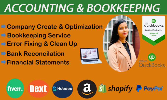 Do Bookkeeping Clean Up And Reconciliation In Quickbooks By Afsana