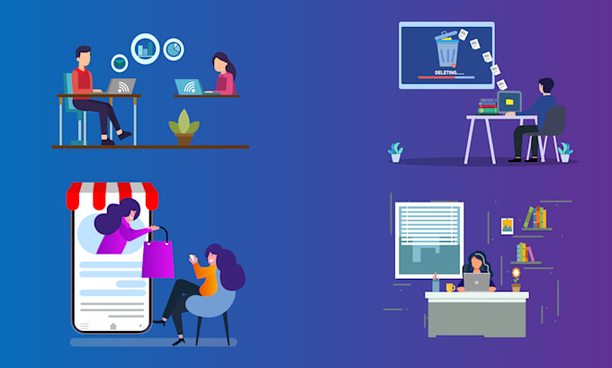 Design 2d flat and vector illustration for you by Creative_amamul | Fiverr