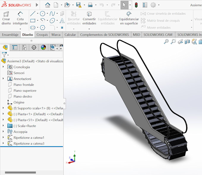 Make 3d model and 2d drawings using solidworks by Filippofascilla | Fiverr