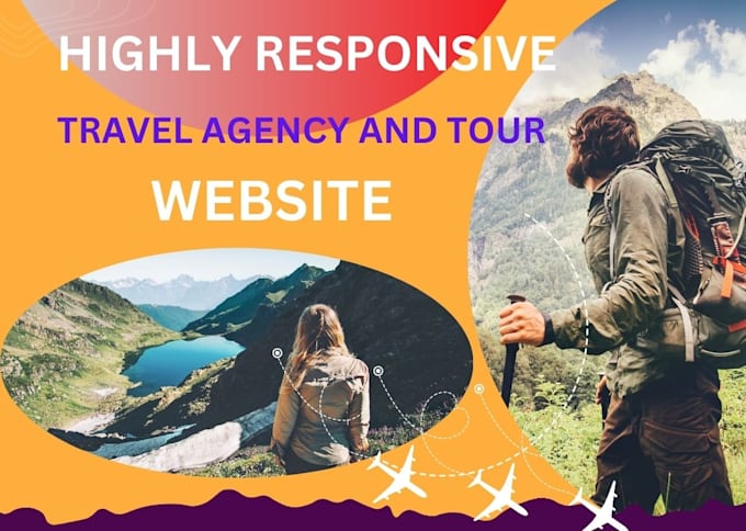 Create agency travel website, travel agency and tour agency website by ...