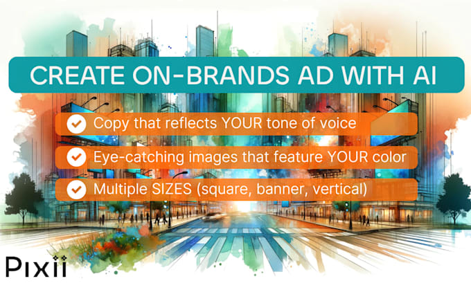 Make you an image ad that is eye catching and on brand by Pixii_ai | Fiverr