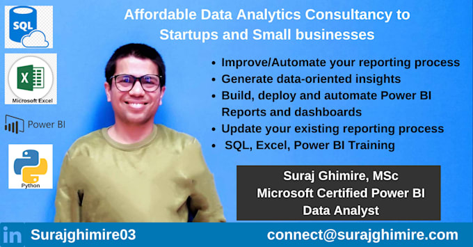 Create excel, power bi reports and dashboards for you by Thesurajblog ...