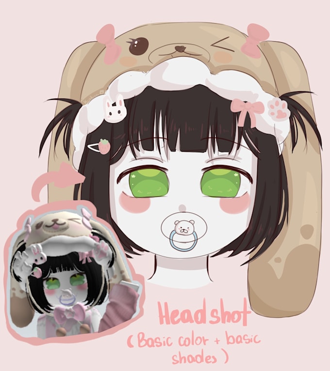 Draw your oc or roblox avatar in my style by Miuumii | Fiverr