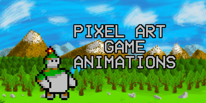 Make 2d pixel art sprites animations for games