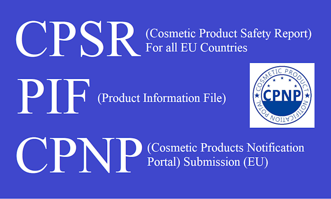 Write cpsr, pif, msds, sds, toxicology report, product label by Tybatahir | Fiverr