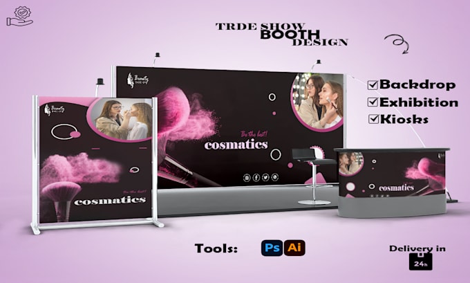 Design backdrop, trade show booth, exhibition ,kiosk design by ...