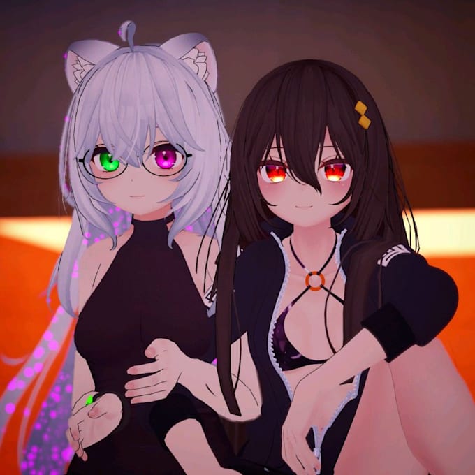 Modelar Y Equipar Avatar Vrchat Personalizado Personaje 3d En Anime Vseeface Vtuber O Vrm
