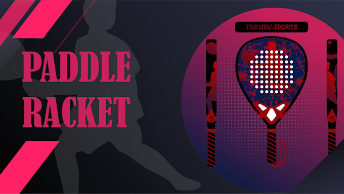 Make professional customized paddle racket designs by Itshaider124 | Fiverr