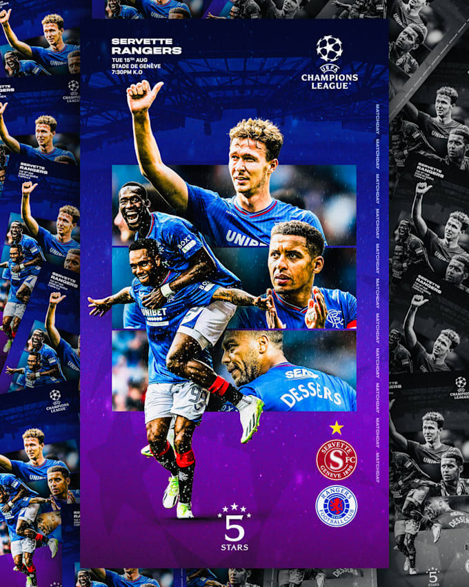 Create a custom matchday graphic for your team by Stuartforsyth | Fiverr