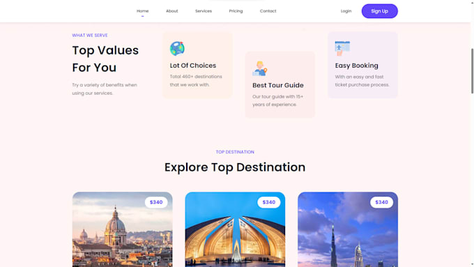 Make your personal travel agency website by Tomas_dvorak_ | Fiverr