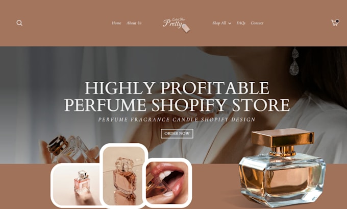 Design a stunning shopify perfume website fragrance shopify candles ...