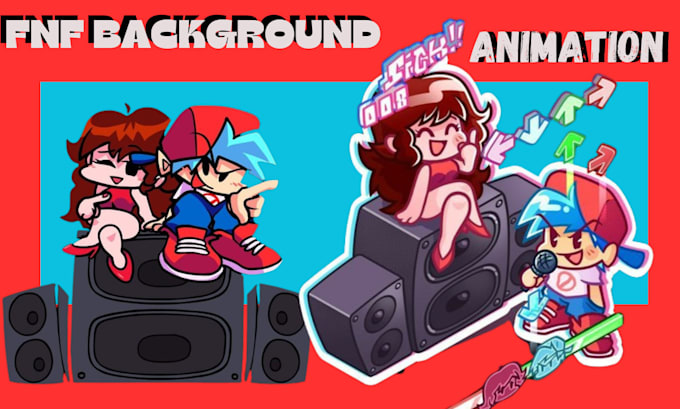 Design fnf background for fnf mod,fnf sprites,sprite animation,fnf ...