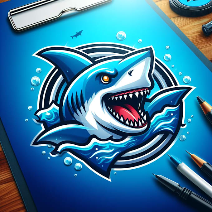 Create amazing shark mascot logo for your company by Chad_stanlye | Fiverr