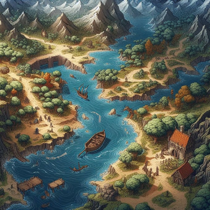 Create Your Fantasy Map Worldmap Bottlecap For Dnd Etc By Joarosaoi