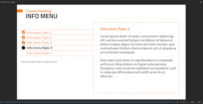 Design an interactive course for lms using storyline360 by Shashilive ...