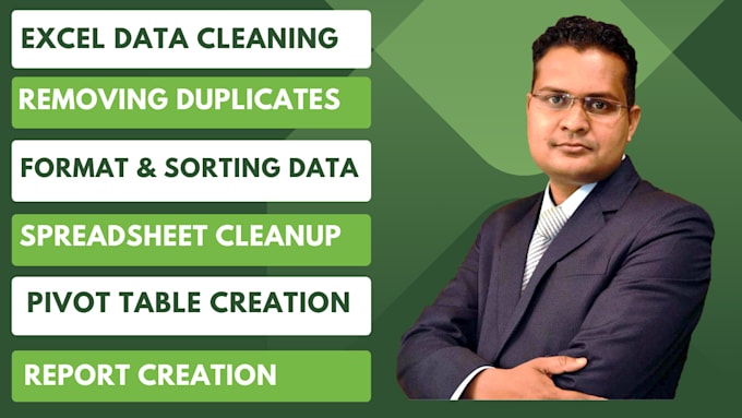 Do Excel Data Cleaning Sorting And Formatting By Vishal2bgrt Fiverr