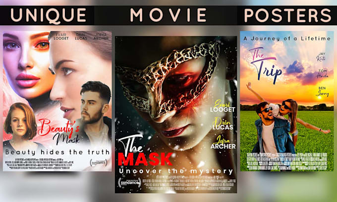 Do unique movie poster designs and film posters by Sub_designer | Fiverr