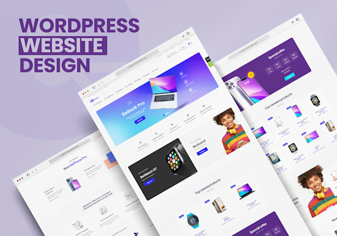 Design responsive wordpress website, ecommerce website, elementor landing page by R_rabbi | Fiverr