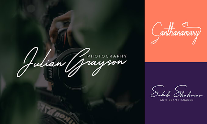 Design and refresh real handwritten signature logo by Ferdoushasan99 ...
