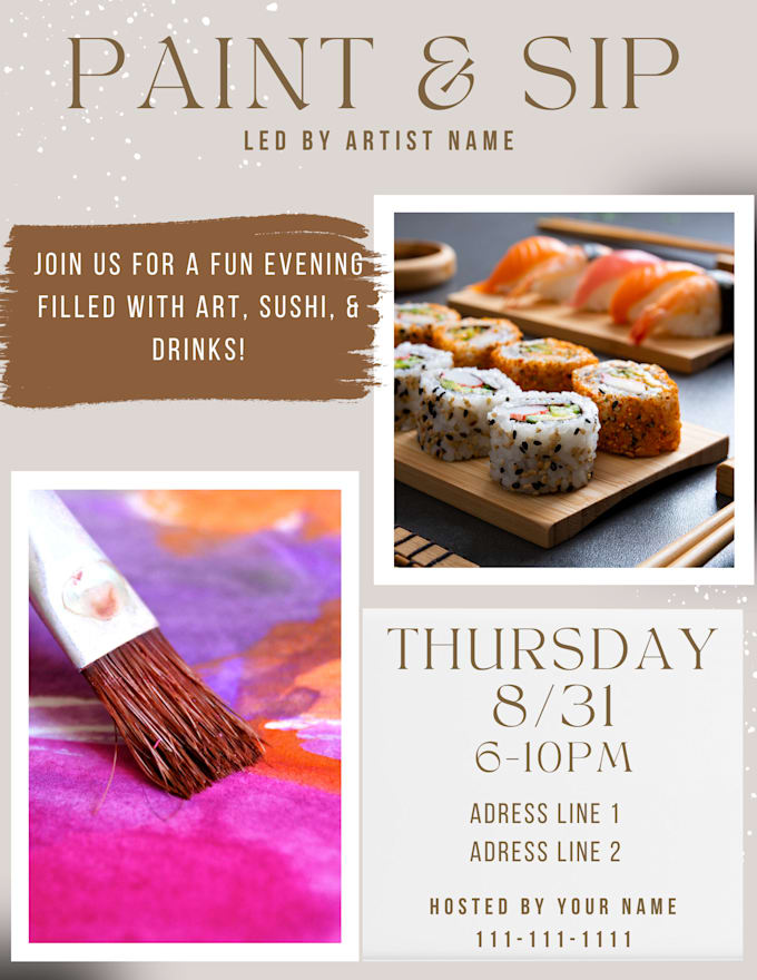 Create a digital event invite by Ebxstyles | Fiverr