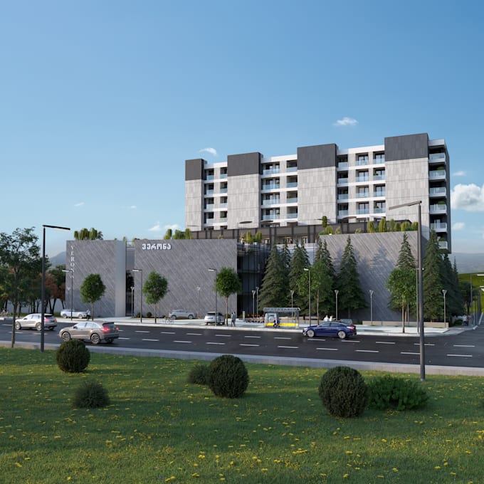 Create architectural 3d rendering by Lukajikhvashvil | Fiverr