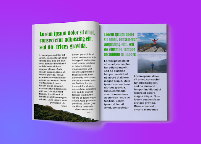 Make advance unique magazine design by Masum22222 | Fiverr