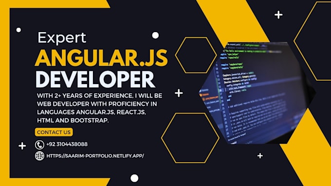 Be Your Angularjs Developer With Reactjs Html And Bootstrap By