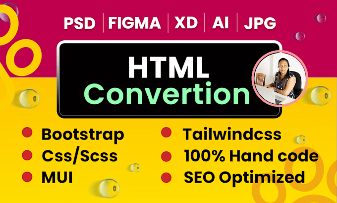 Convert psd or figma designs into html using tailwind or css by ... Convert psd or figma designs into html using tailwind or css by ...