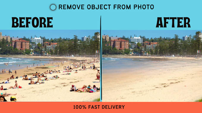 Do background removal, remove person, objects and sketch by U ...