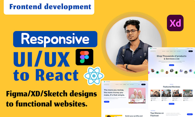 Convert Figma Psd Html To Reactjs Websites With Tailwind Or Bootstrap 