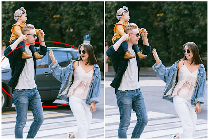 Add or remove person or objects from your photo by photoshop editing by Sameul_karim1 | Fiverr