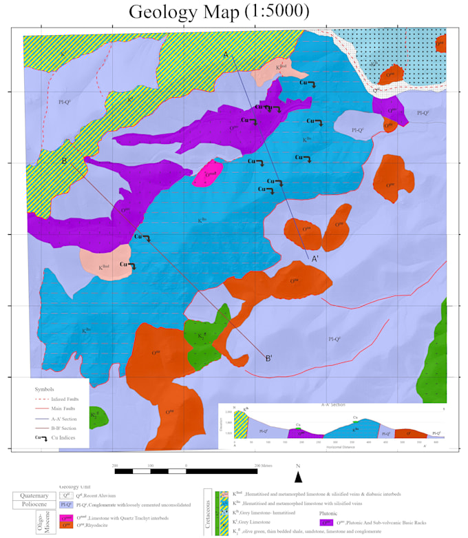 Perform geospatial data analysis and geological mapping by Majid_keykha ...