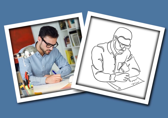 Create Line Or One Line Art By Elveci Fiverr