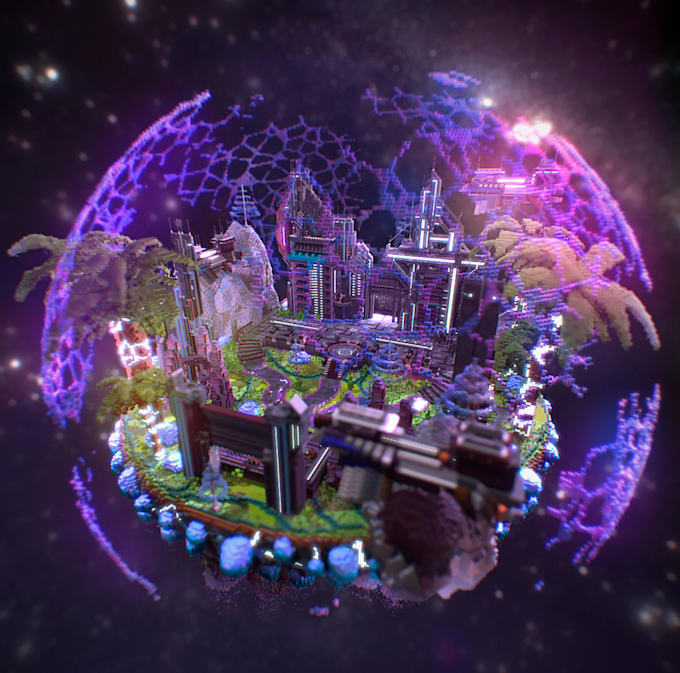 Build minecraft maps for you by Modeloo | Fiverr