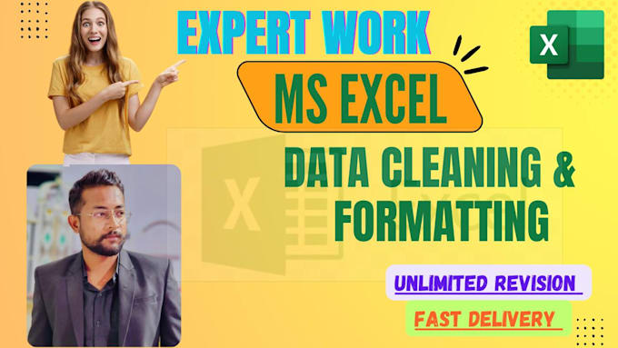 Clean excel data cleaning , excel spreadsheets, data checkup by ...