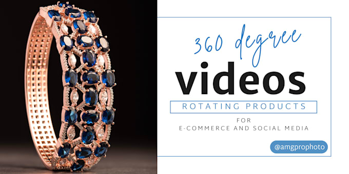Create quality 360 degree rotating video of your product by Amgprophoto | Fiverr