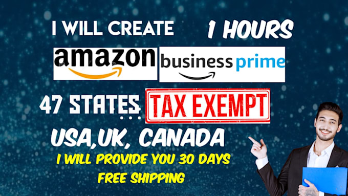 Tax exempt your amazon account in all states by Hamzaarain573 | Fiverr