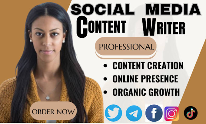 Be your social media content creator, social media manager marketing by ...