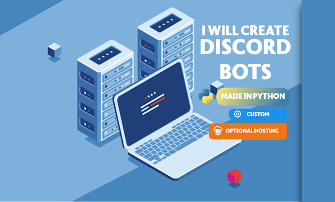 A bot of discord personalized in python by Notcheated | Fiverr