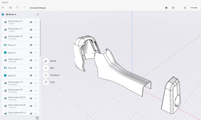Design cad model using shapr3d by Haider3m | Fiverr
