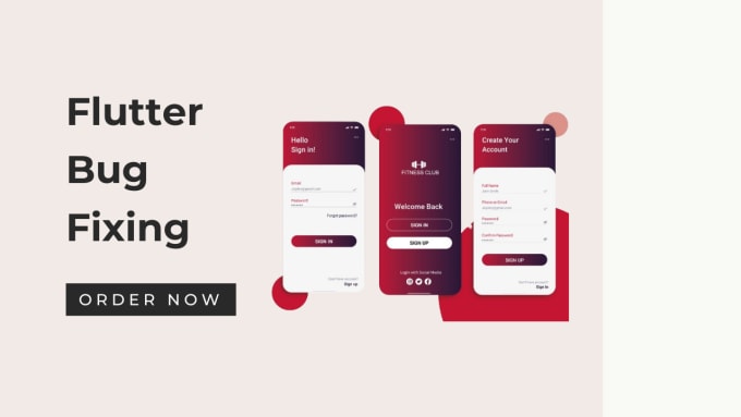 Fixing bugs and errors in flutter app by Dobariya_dixit | Fiverr Fixing bugs and errors in flutter app by Dobariya_dixit | Fiverr