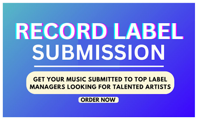 Submit your music to top record labels signing talented artists by ...