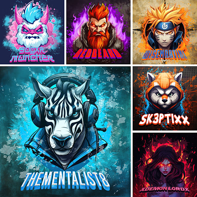 Make you a gamertag logo in my style by Joshwmedia | Fiverr