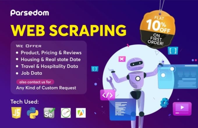 Do Scraping Crawling Data Mining And Web Automation With Python And Nodejs By Codesmashers